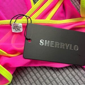 Sherrylo | Swim | Sherrylo Ladies Pink Mesh One Piece Swimsuit Size Lxl ...